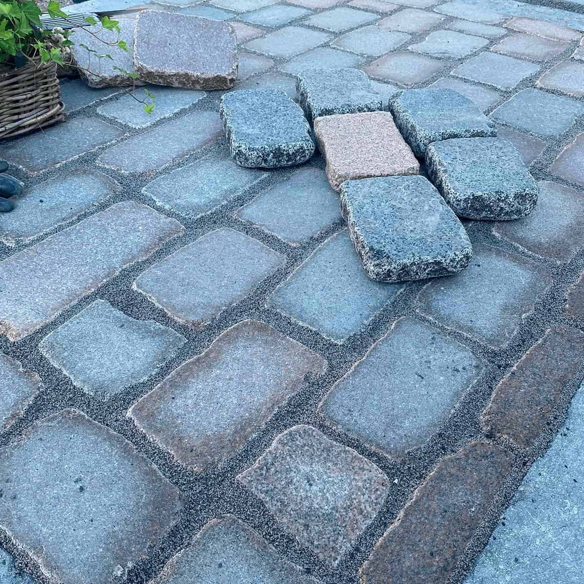 Natursten "Anticato" 11-14x13-21x2-4 cm | Brændte natursten